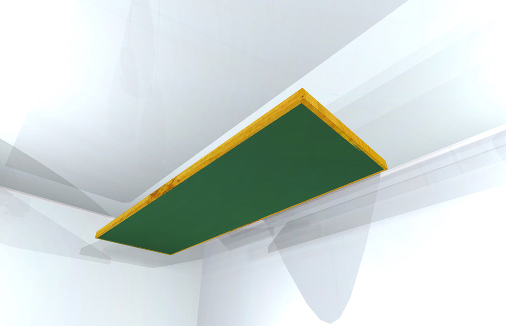 CEILING BAFFLE - Hunter Green & Golden Pecan – Next Generation Acoustics
