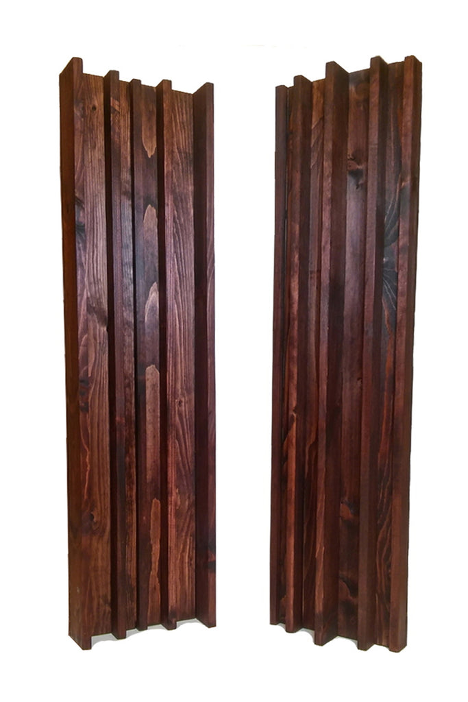 Column Slat Diffuser Pair - RED MAHOGANY – Next Generation Acoustics